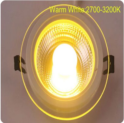5W Glass Gypsum Panel Lights - Tungsten Electricals
