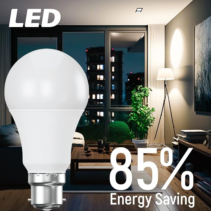 12W B22 LED Frosted Bulb Pin Type Holder - Tungsten Electricals